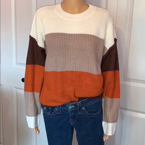 Private Label | Sweaters | Colorblock Sweater | Poshmark